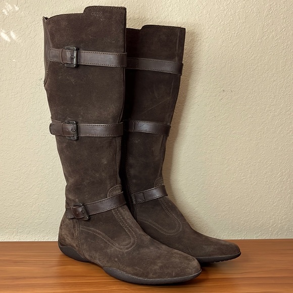 Geox | Shoes | Geox Respira Suede Boots | Poshmark